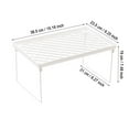 APOKIOG Expandable Stacking Cabinet Shelf Rack S/M/L Sizes Folding ... APOKIOG Expandable Stacking Cabinet Shelf Rack S/M/L Sizes Folding ...