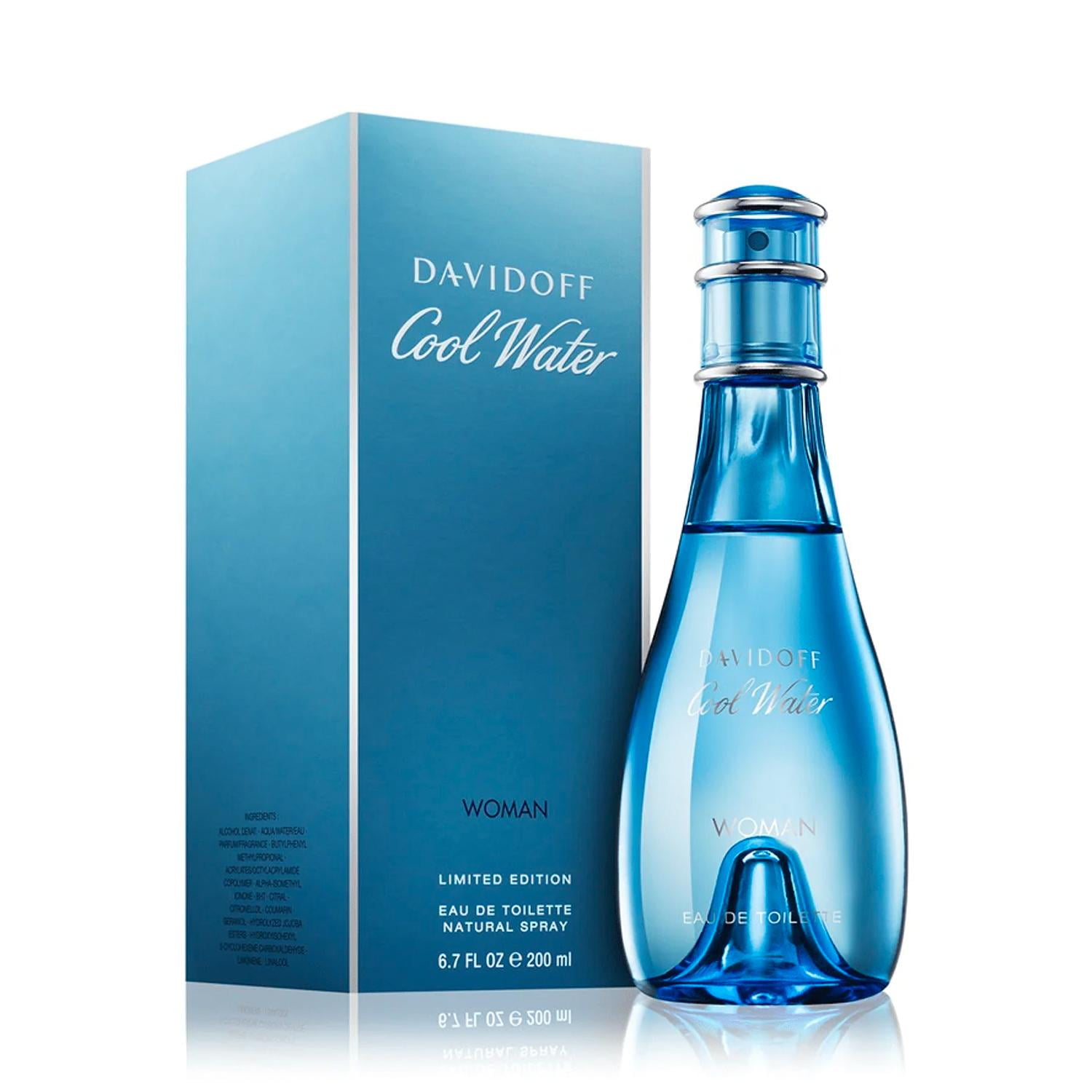 Perfume Cool Water de Davidoff EDT 200 ml azul cielo | Walmart en línea