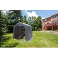 7x12 ft Outdoor Garden Steel Portable Shed Tent, Waterproof Portable ...