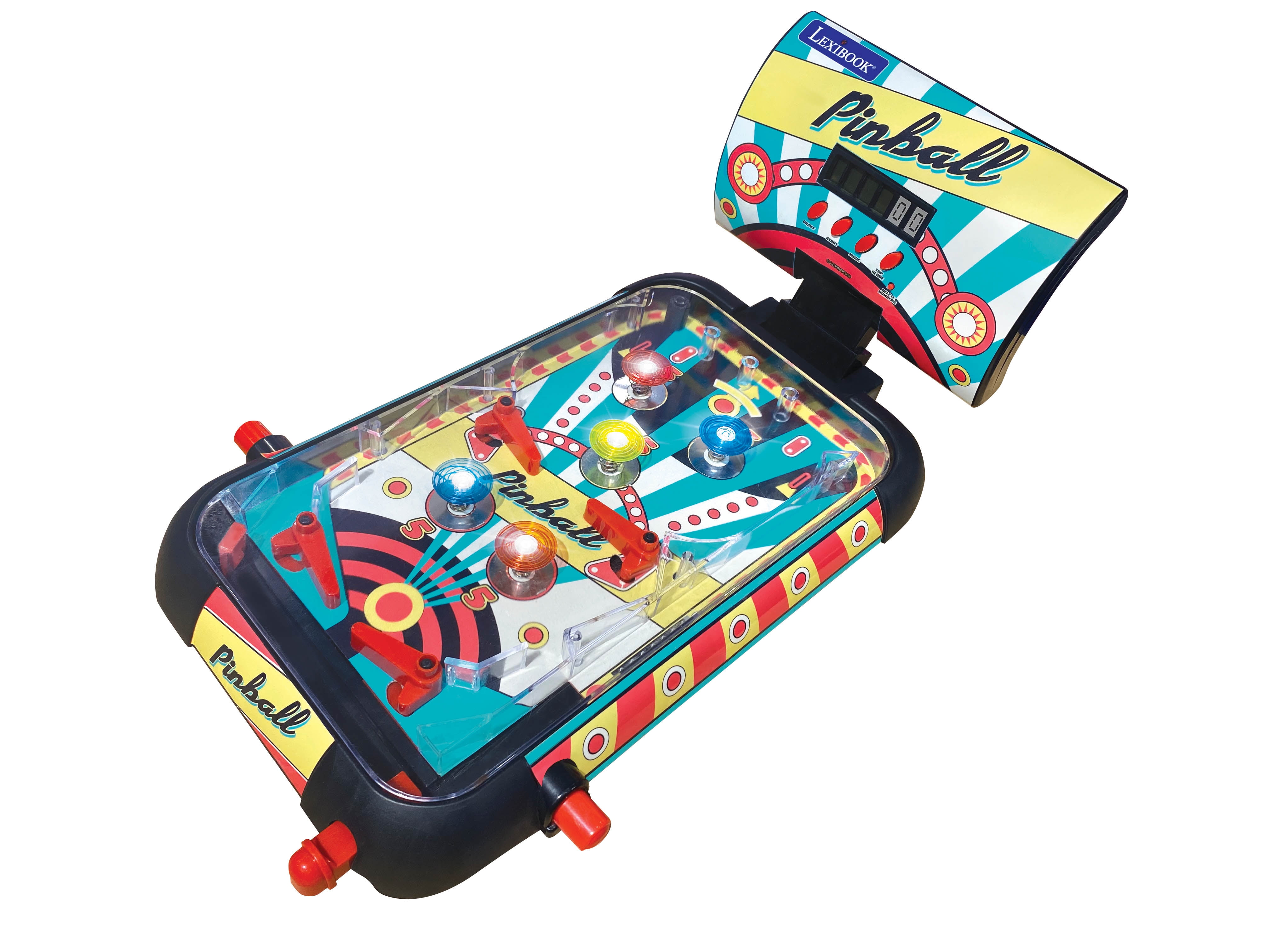 Lexibook table electronic pinball, action and reflex game for children ...