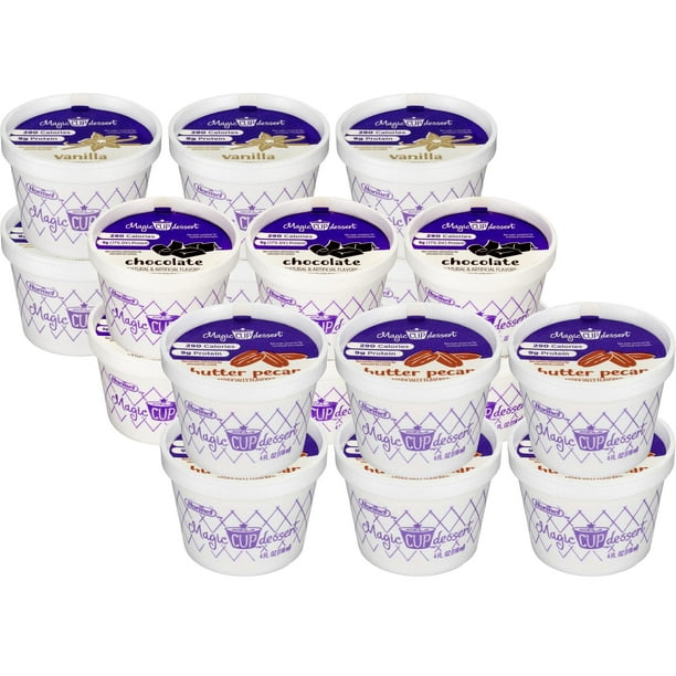 Magic Cup Classic Variety Pack Frozen Dessert, 4 oz. Cup 18-Pack ...