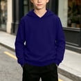 Boys Girls Classic Hooded Sweatshirt, Stretchy Lightweight Pullover ...