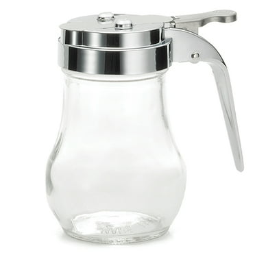 Great Credentials Glass Syrup Dispenser with Cast Zinc Top, 14-Ounce (1 ...