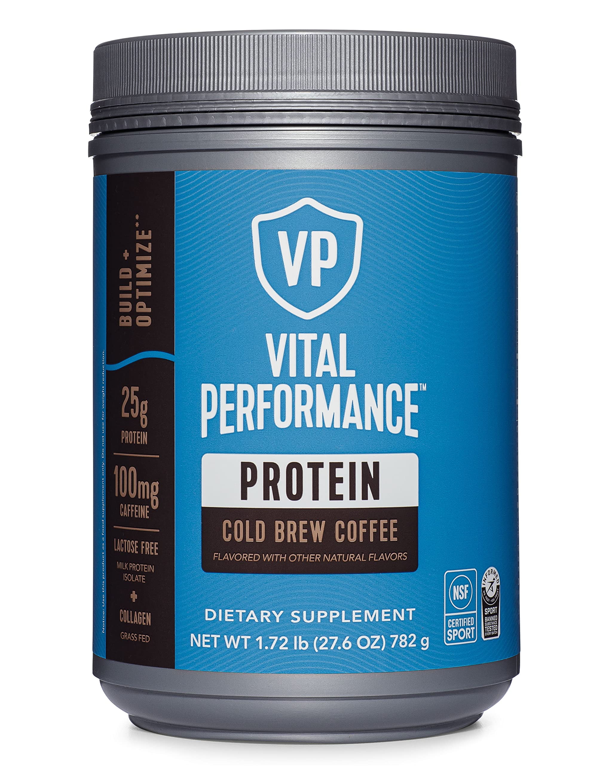 Suplemento Vital Proteins Performance Powder Cold Brew Coffee | Walmart ...