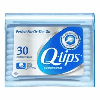 Q-Tips Cotton Swabs Purse Travel Size Pack, 30 Count Pack of 12 by Q ...