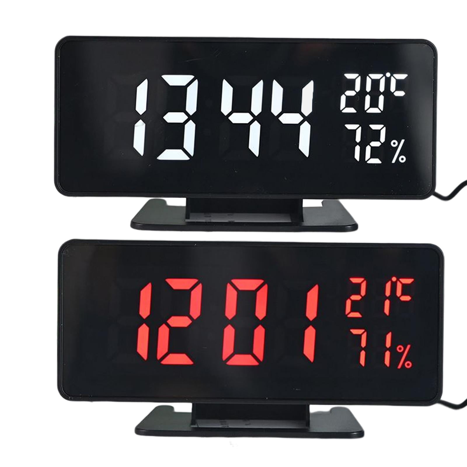 Reloj Digital LED USB Gloria 2 uds. Blanco y rojo | Bodega Aurrera en línea