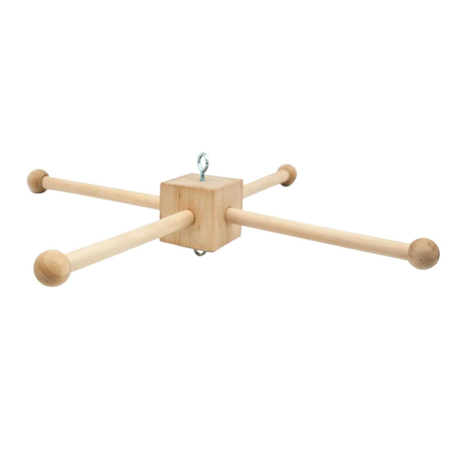Wooden Mobile Bracket DIY Wind Chime Decoration Supplies Hanger Frame ...