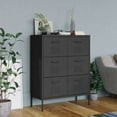 vidaXL Drawer Cabinet Freestanding Storage File Cabinet for Home Office ...