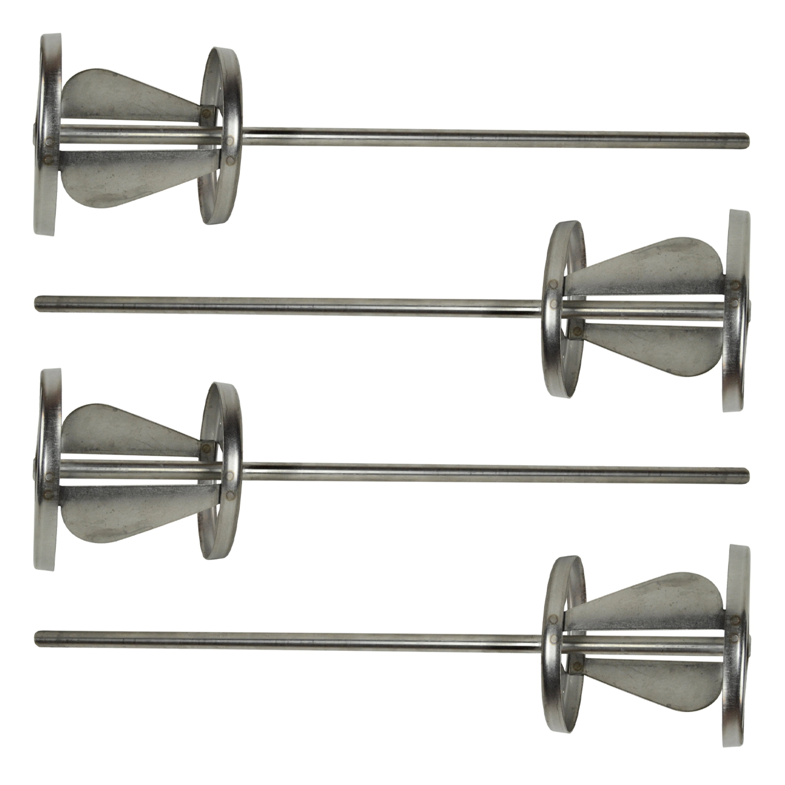 Jiffy Mixer PS-1 1/2" Shaft 5-10 Gallon Stainless Steel Mixing Blade (4 ...