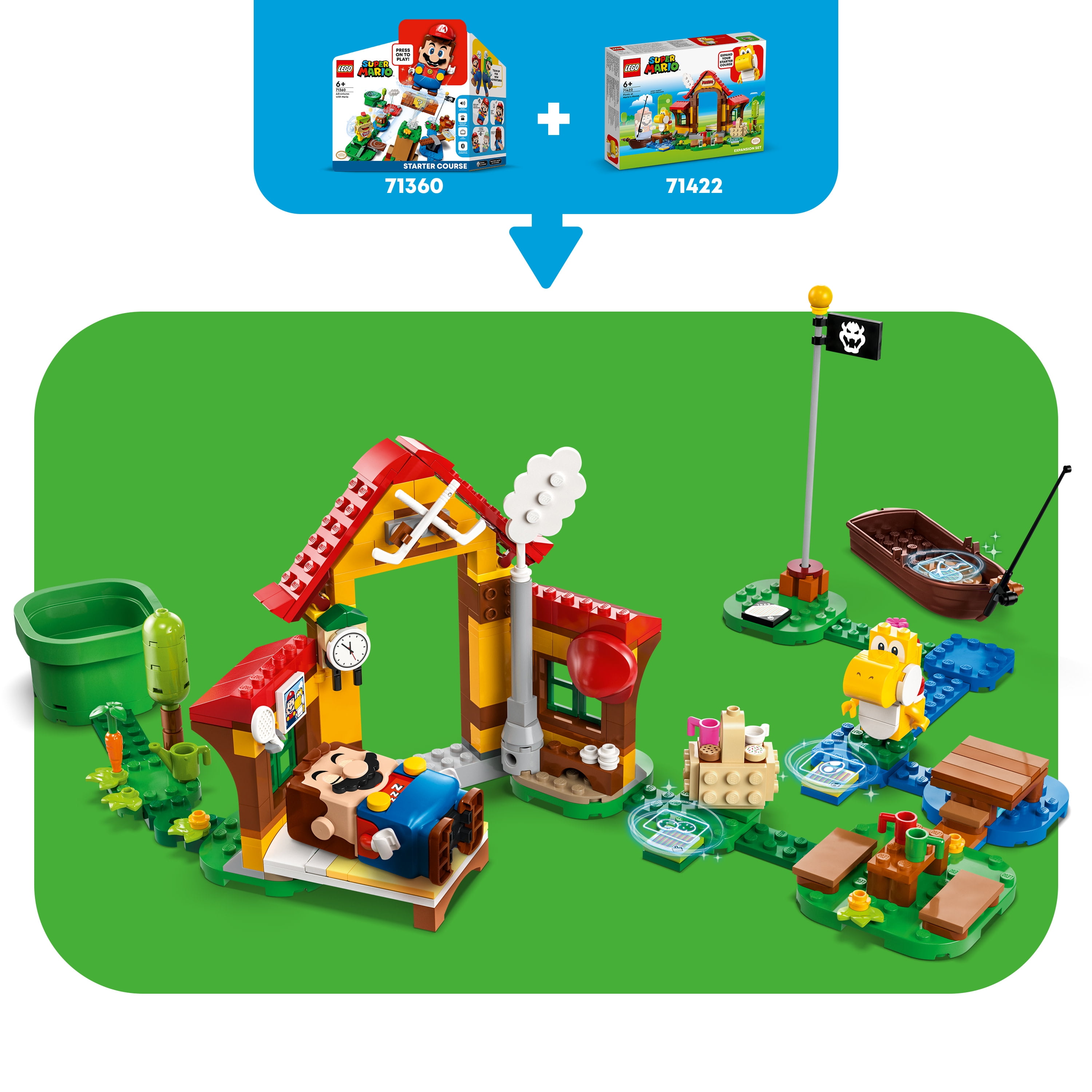 LEGO Super Mario Picnic at Mario’s House Expansion Set 71422 ...