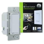 GoControl In-Wall Smart On/Off Switch, 500 Series, Hub Required ...