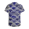 Xcmzpl Men's Print Henley Shirt Short Sleeve Casual Summer Beach Hippie ...