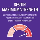 Desitin Maximum Strength Baby Diaper Rash Cream, Zinc Oxide, 4.8 oz HSA ...
