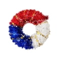 cpengpj Patriotic Themed Wreath 1-Pack,Fade Resistant Plastic,for ...