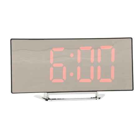 Mirror Digital Alarm Clock, 2 Display Modes Large LED Screen: Th ...