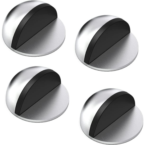 Door Stops, Set of 4 Stainless Steel Door Stops and Stoppers with ...