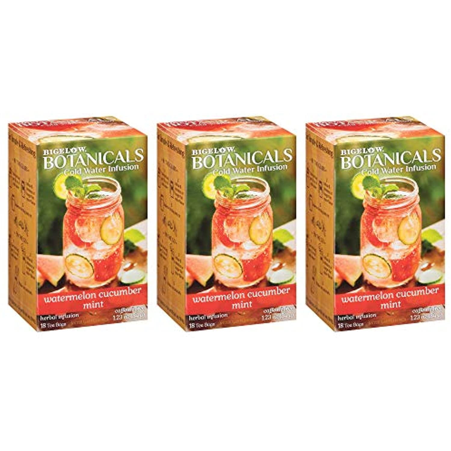 Bigelow Botanicals Cold Water Infusion Watermelon Cucumber Mint Tea ...