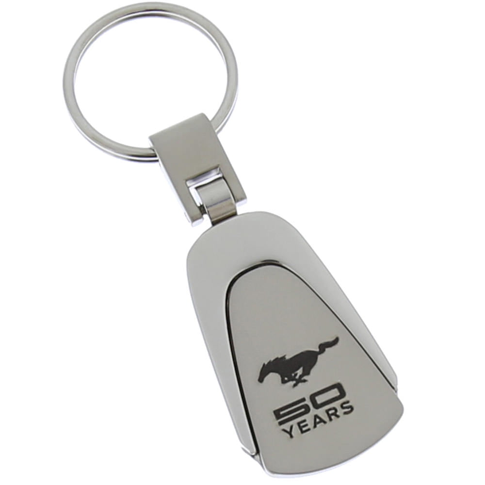 Ford Mustang 50 Years Keychain & Keyring - Teardrop - Walmart.com