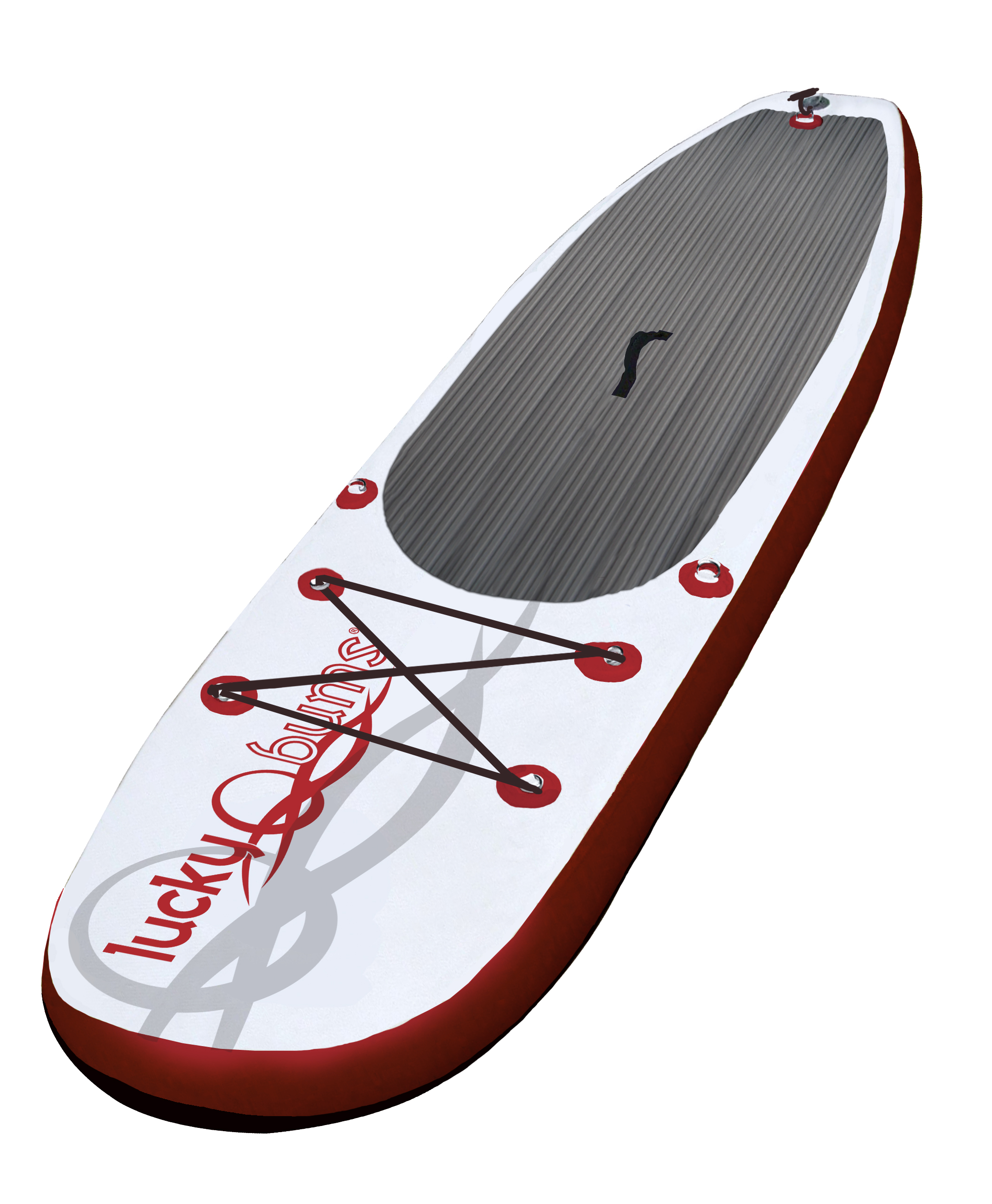 Lucky Bums Youth Inflatable All Water Stand Up Paddle Board 6 Feet 6