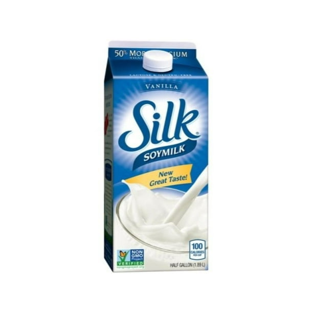 Silk Danone Refrigerated Vanilla Soymilk (PACK OF 2.5 GALLON) - Walmart.com