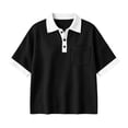 Hurxie Women's Old Money Half Button Golf Shirts Elegant Collared Tops ...