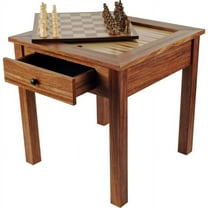 3-in-1 Reversible Game Table with Chess and Backgammon Set - Walmart.com