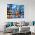 Big Ben Canvas Print Wall Art, Urban Street Red Bus Impressionist Wall ...