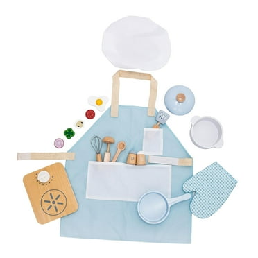 KidKraft 27-Piece Pastel Cookware Set, Plastic Dishes and Utensils for ...