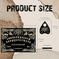 Wood Spirit Talking Board with Skull Design Black Rectangle Pendulum ...