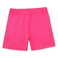5 Pack Girls Bike Shorts Breathable Stretchy Yoga Dance Shorts for Athletic Sports Underdress 5 ...