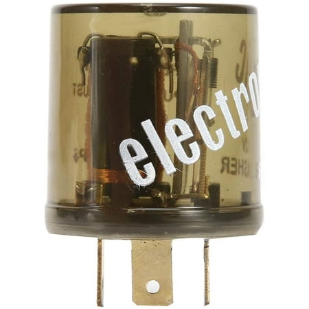 LED Flasher Relay,3-Pin Round Style Electronic Turn Signal Light ...