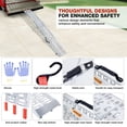 1840lb Capacity Truck Ramps, Aluminum Folding Loading Ramps for Car ...