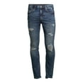 No Boundaries Men's Rip and Repair Slim Jeans - Walmart.com