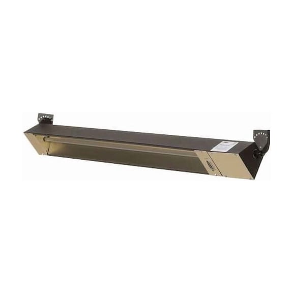 Outdoor/Indoor Quartz Infrared Heater, Brown, 3000W 240V, 1 Phase ...