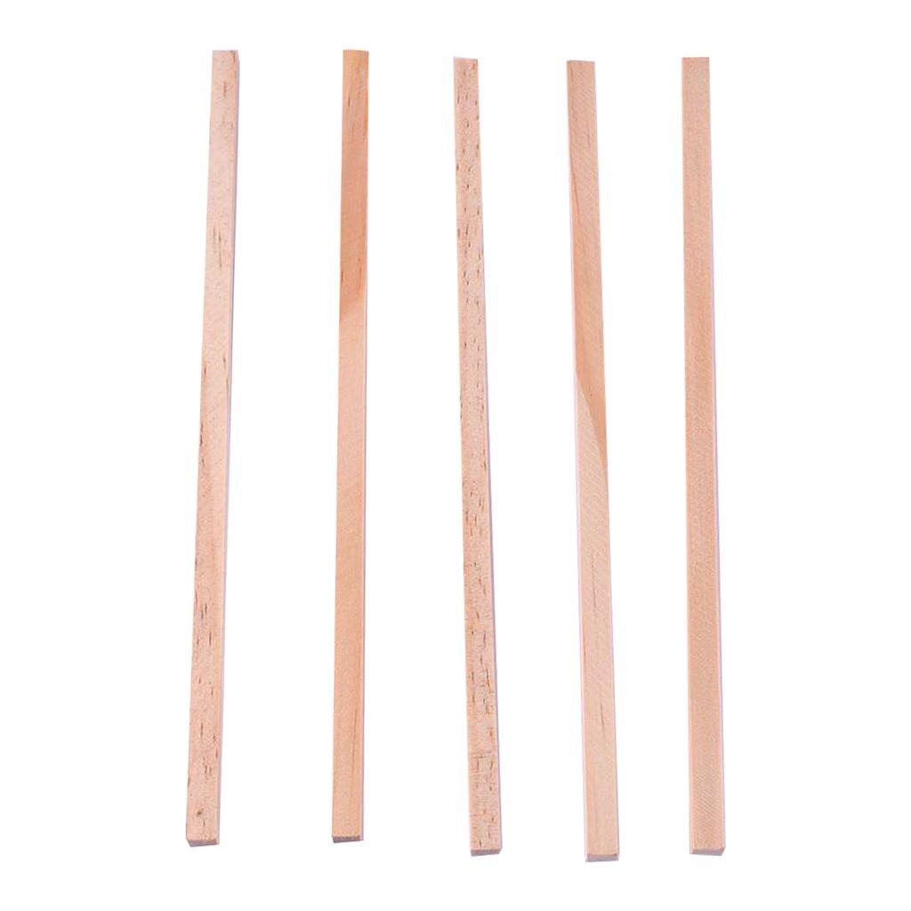 10x10x200mm Square Smooth Wood Dowel Sticks - Walmart.com