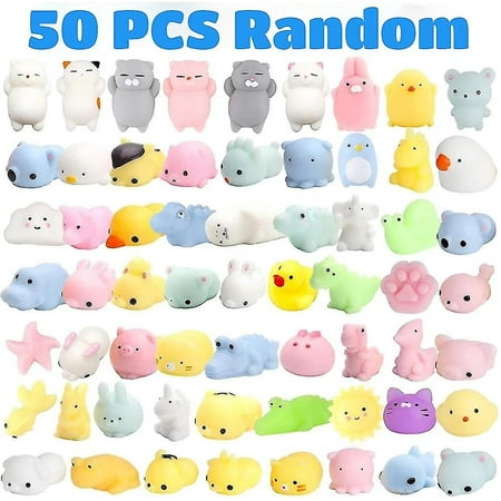 50pcs Squishies Mochi Anima Squishy Toys For Kids Antistress Ball ...