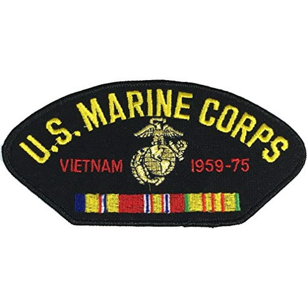 U.S. MARINE CORPS VIETNAM VETERAN W/ COMBAT ACTION RIBBON PATCH - Multi ...