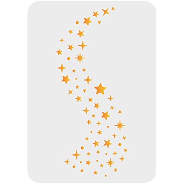 Stars Stencils Galaxy Stencils Plastic Twinkle Star Stencils Templates ...