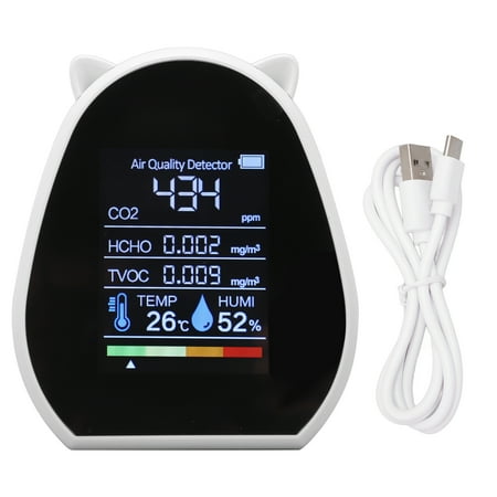 CO2 Detector, Screen Display DC5V Simple Operation Carbon Dioxide ...