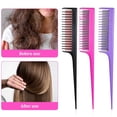OPALESQUE 3 Pack Professional Teasing Comb, Triple Teasing Comb Rat ...