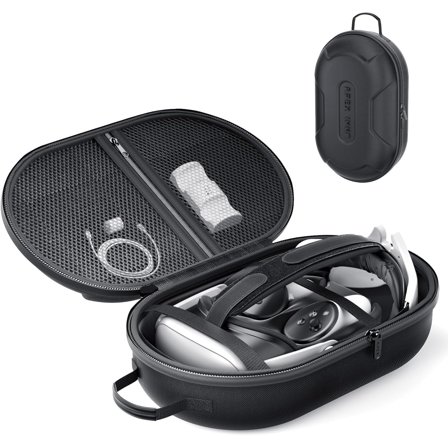 Oculus Quest 2 VR Glasses Meta Carrier - Hard Travel Case with Strap ...