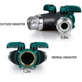 Oumilen Garden Hose Accessories-2 Way Y Hose Connector Hose Splitter(2 ...