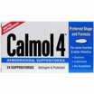 ResiCal Calmol 4 Hemorrhoidal Suppositories, 24 Count HSA/FSA Eligible ...