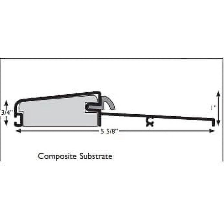 Oak And Aluminum Adjustable Height Threshold For Outswing Exterior