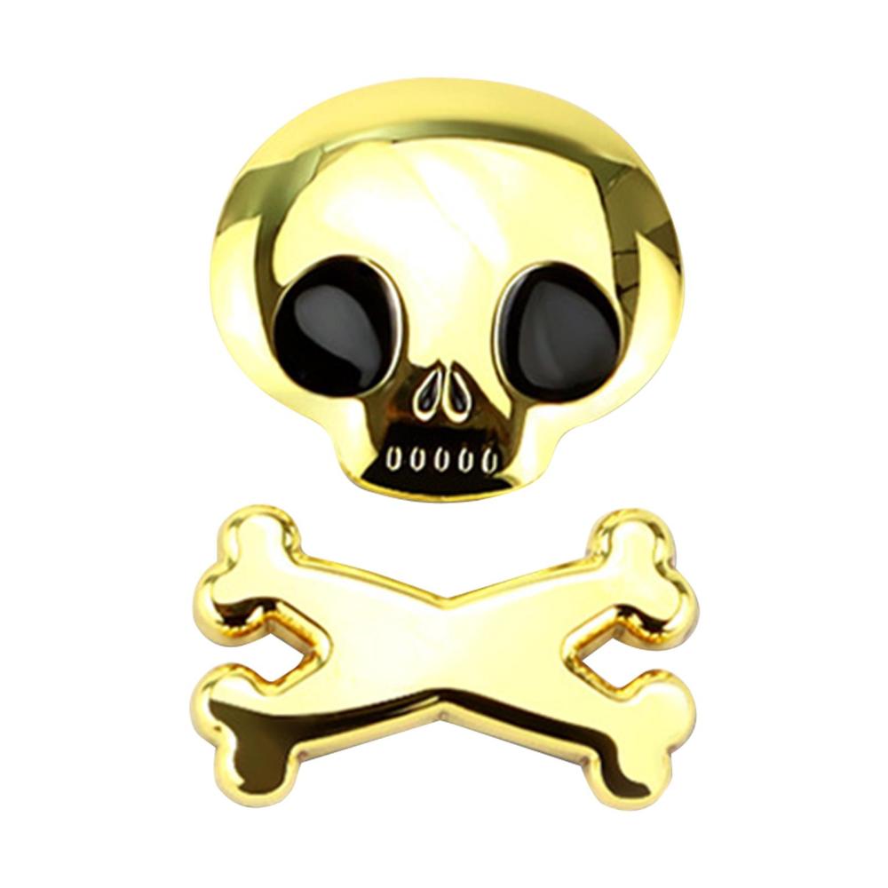 Skull Stickers | Skull Emblem | Pirate Decal 3D Car Stickers Skull ...