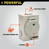 Champion Power Equipment 30-Amp Indoor-Rated Manual Transfer Switch ...
