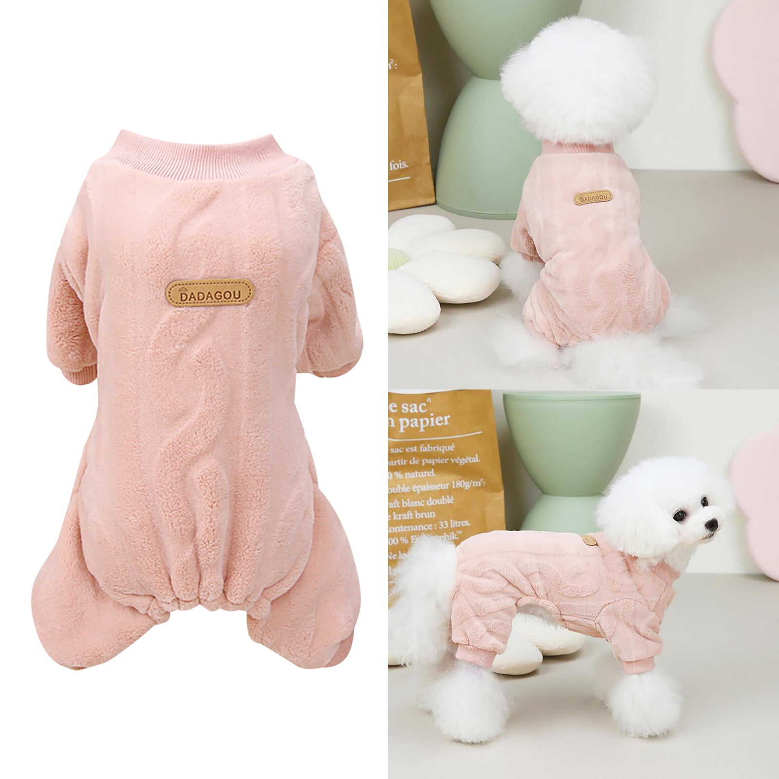 Soft Pet Jumpsuits Clothing Dog Clothes Autumn And Winter Four Legged ...