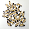 FOMIYES 100Pcs Yellow DIY Wooden Buttons Creative Sedan Car Shape ...