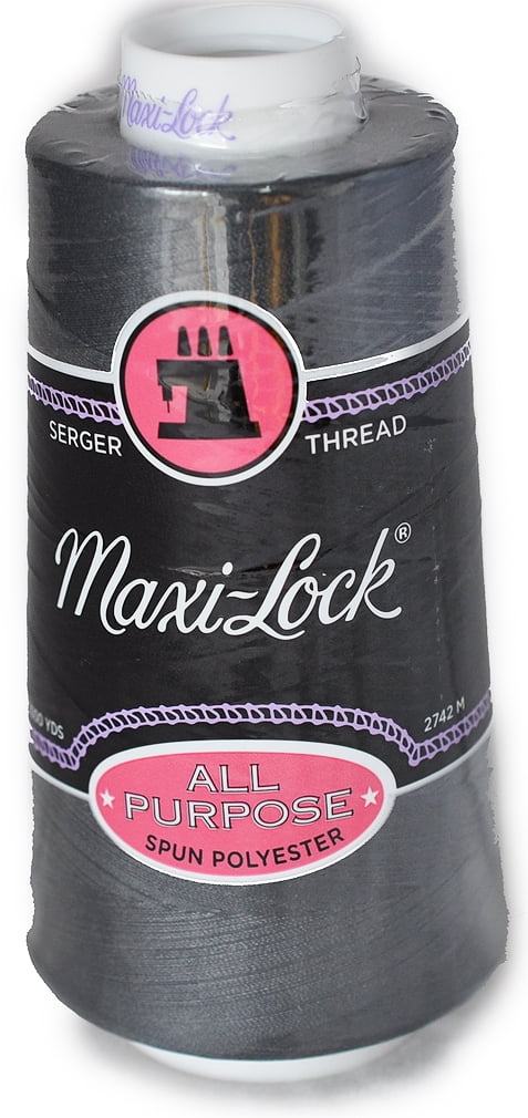 Maxi Lock All Purpose Thread Graphite 3000 YD Cone MLT-026 - Walmart.com
