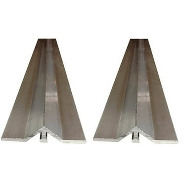 ALEKO Aluminum 18ft V-Tracks for Sliding Rolling Entrance Door, Rust ...